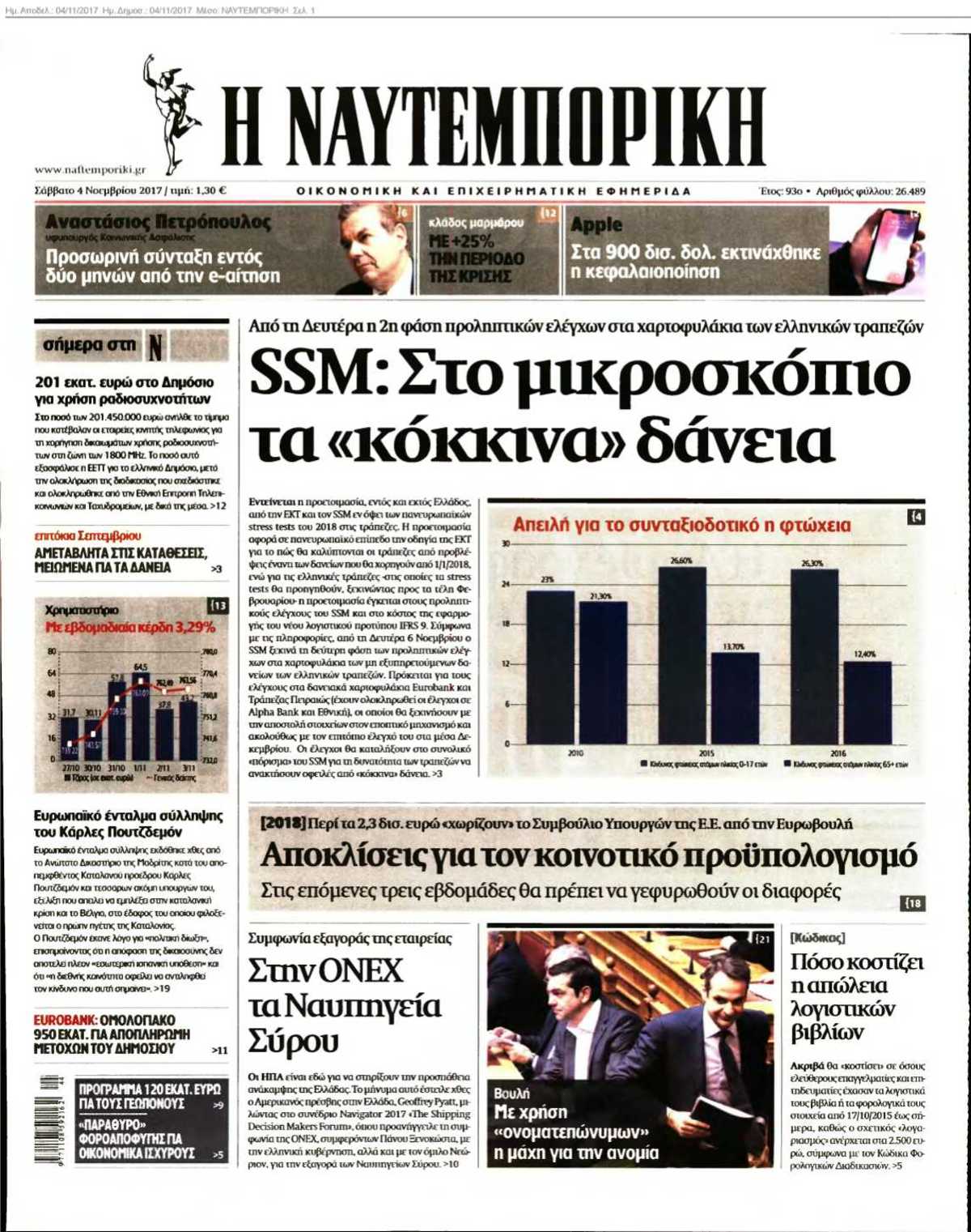 ΝΑΥΤΕΜΠΟΡΙΚΗ 04-11-2017 - NewsIT
