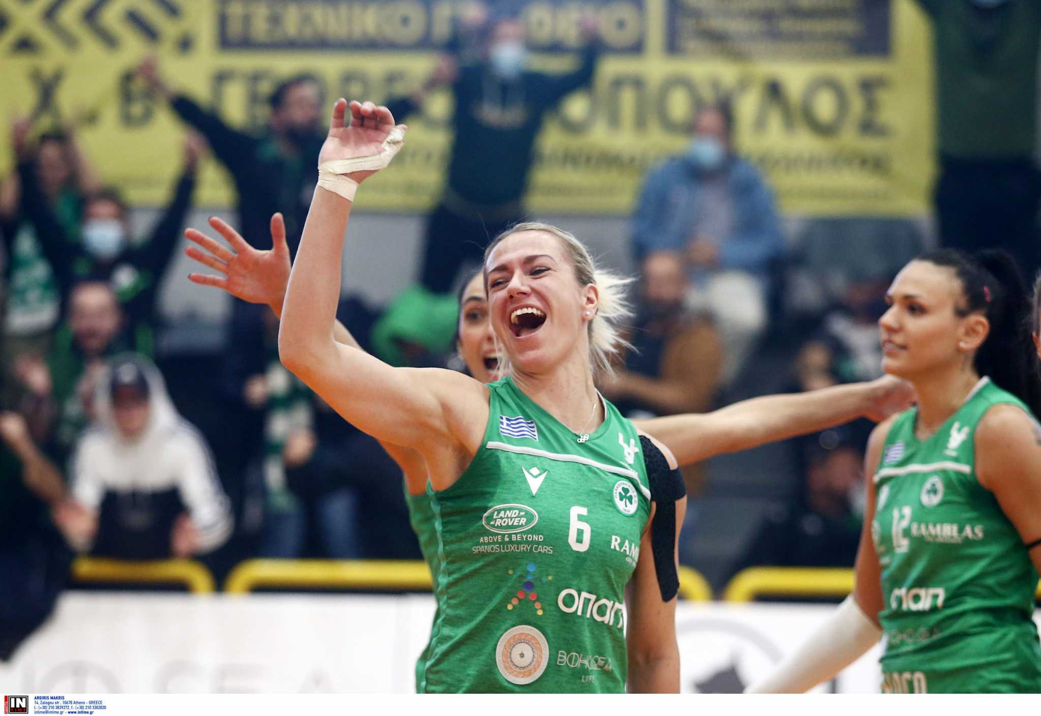 Παναθηναϊκός - Ολυμπιακός 3-1: Πράσινο το ντέρμπι στο βόλεϊ γυναικών