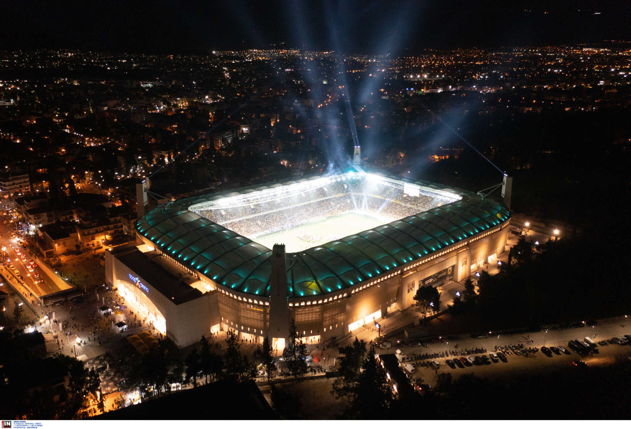 OPAP Arena - ΑΕΚ: Φαντασμαγορικά βίντεο από τα εγκαίνια του νέου γηπέδου