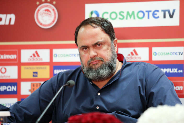 Ο Βαγγέλης Μαρινάκης στου Ρέντη μετά το Παναθηναϊκός - Ολυμπιακός ...