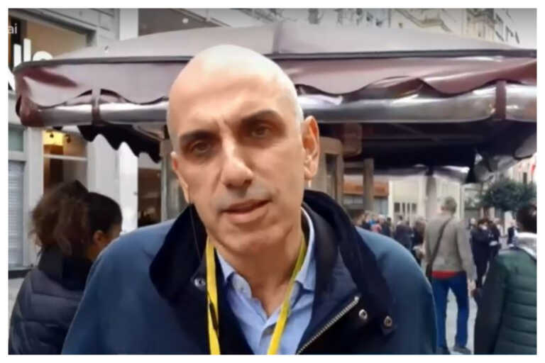 O Μανώλης Κωστίδης «τράκαρε» σε live μετάδοση με κουλουρά - «Πρόσεχε ...