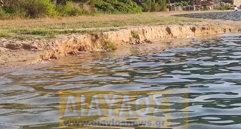 Ο σεισμός στην Αταλάντη «βύθισε» παραλία στην Εύβοια - Πριν και μετά ...