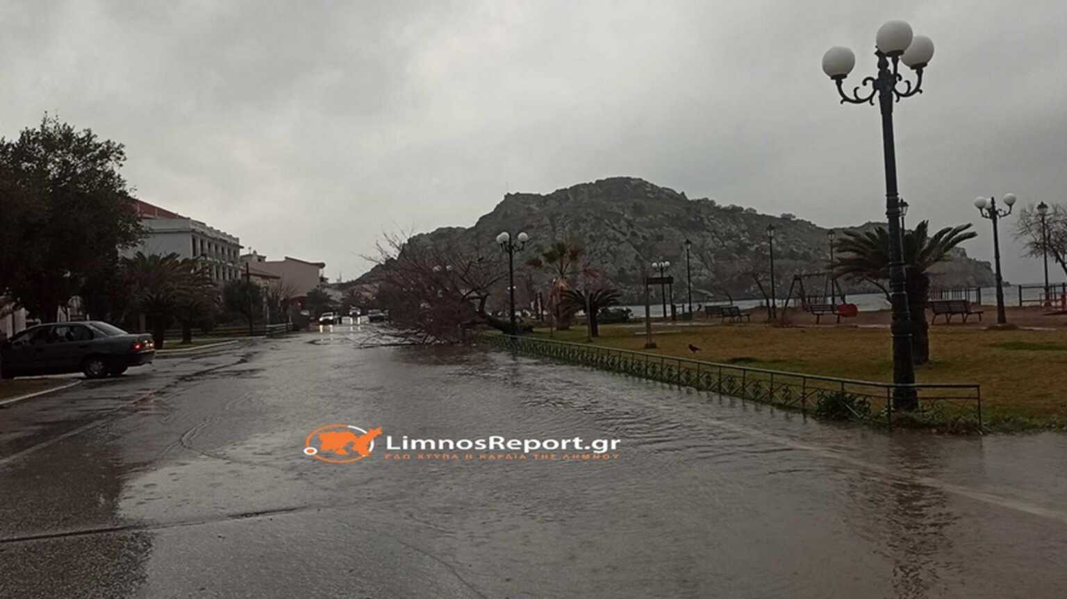 Καιρός - Λήμνος: Διακοπές ρεύματος και πτώσεις δέντρων από το χαλάζι ...