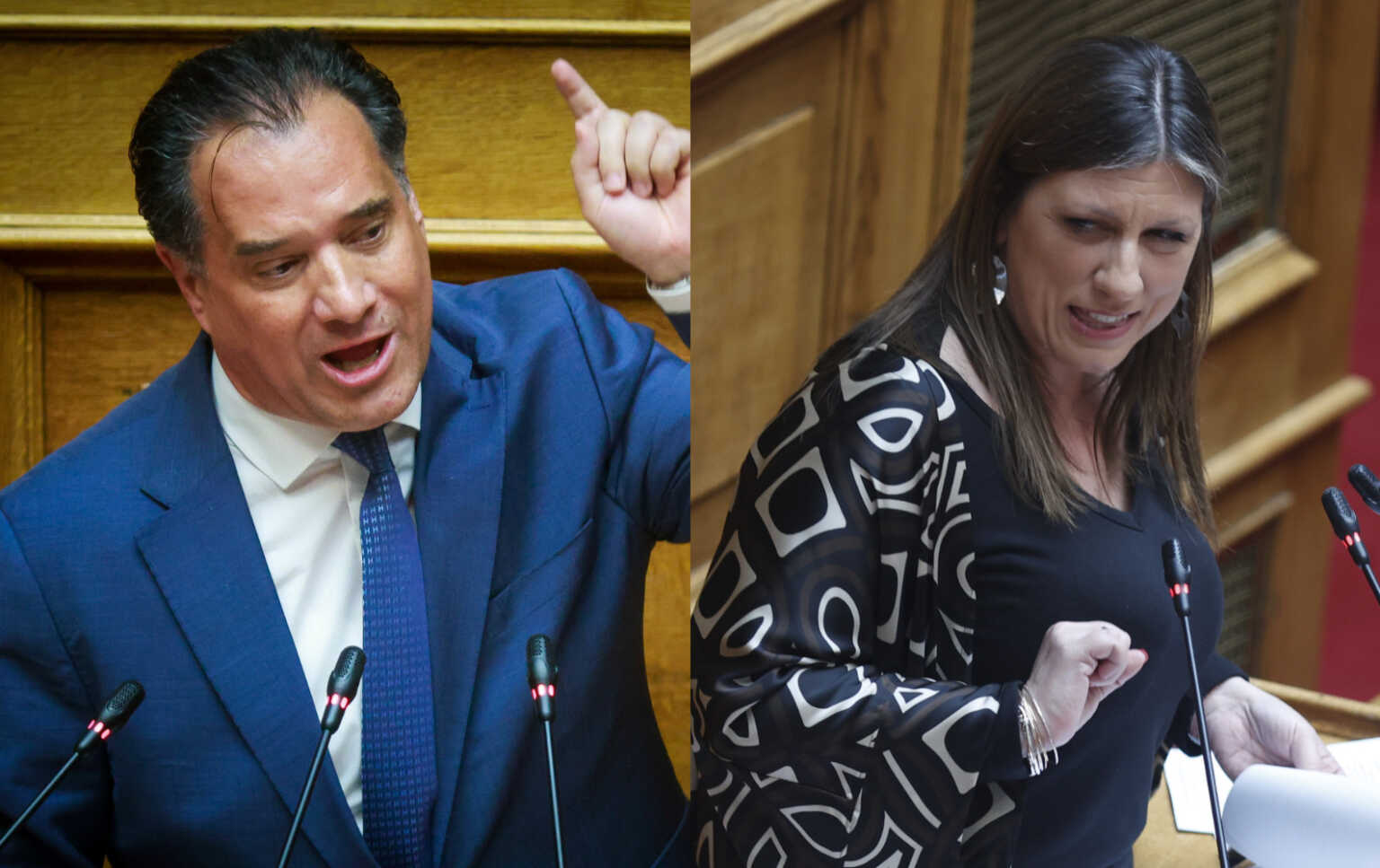 Άγριος καυγάς Άδωνι Γεωργιάδη και Ζωής Κωνσταντοπούλου - «Είστε τοξική ...