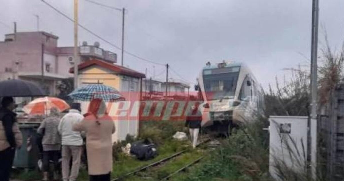 Πάτρα: Τρένο συγκρούστηκε με αυτοκίνητο - Με ελαφρά τραύματα ο οδηγός