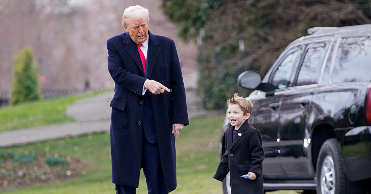 Ο Ντόναλντ Τραμπ κάνει babysitting στον 4χρονο γιο του Έλον Μασκ και ...