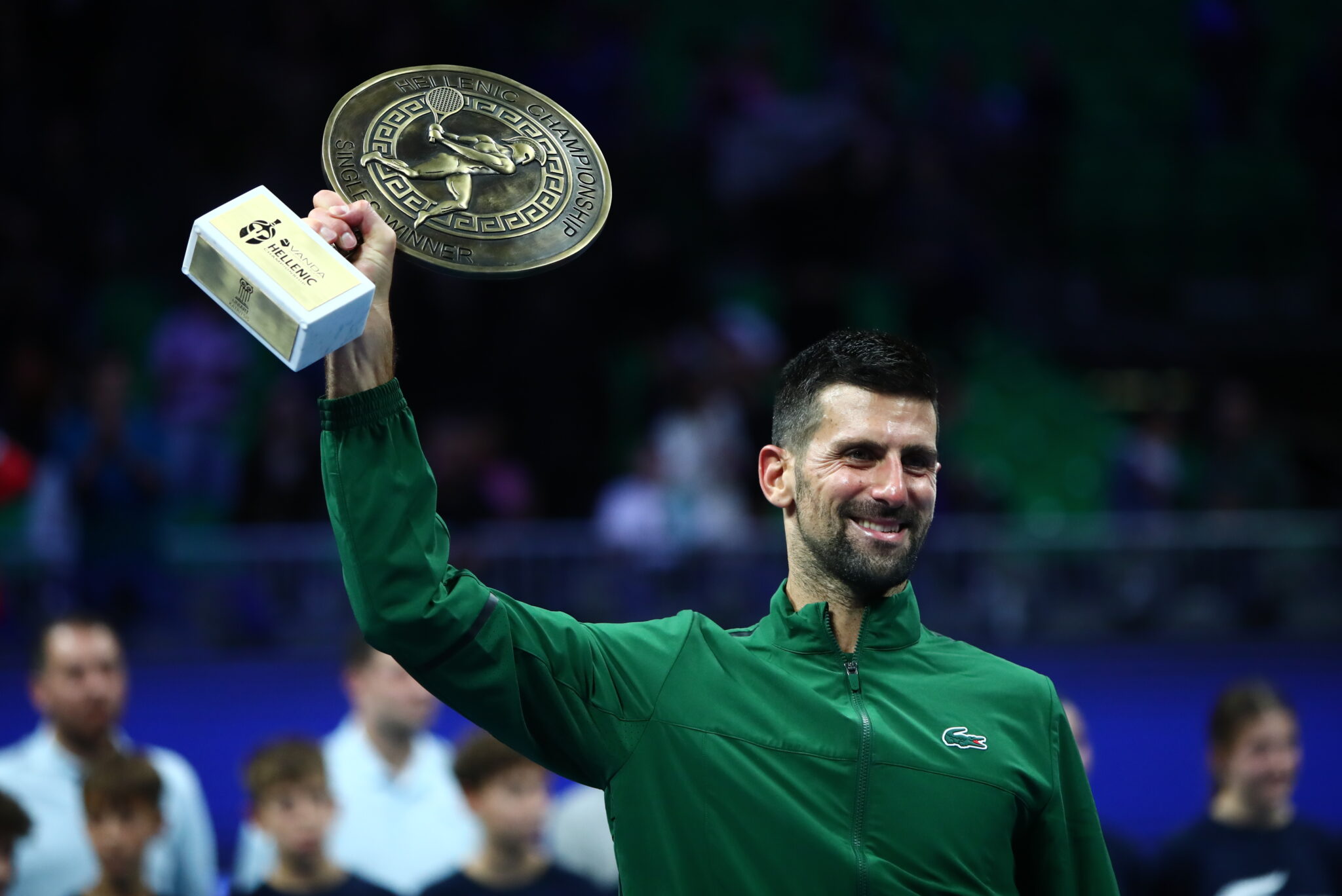 Νόβακ Τζόκοβιτς: Η απονομή του τροπαίου στο Hellenic Championship και η ...