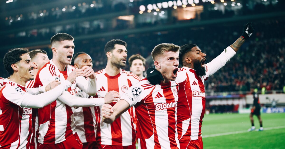 Ο Ολυμπιακός 24ος μετά την 7η αγωνιστική στο Champions League, τελικός ...
