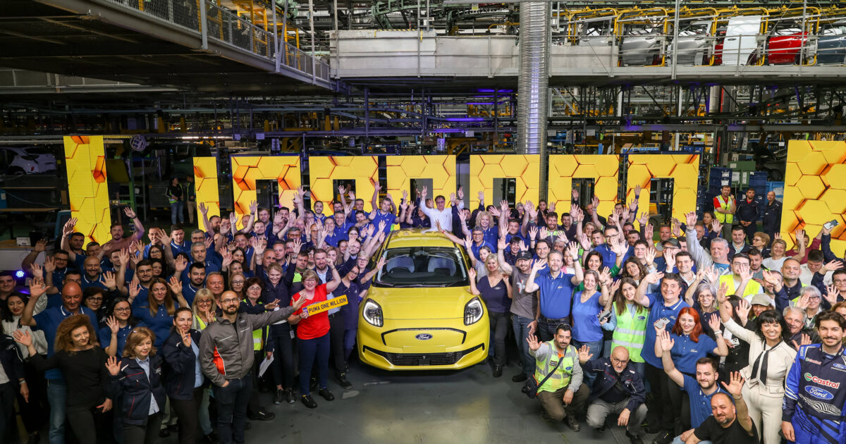 Το Ford Puma έφτασε το 1.000.000 μονάδες παραγωγή